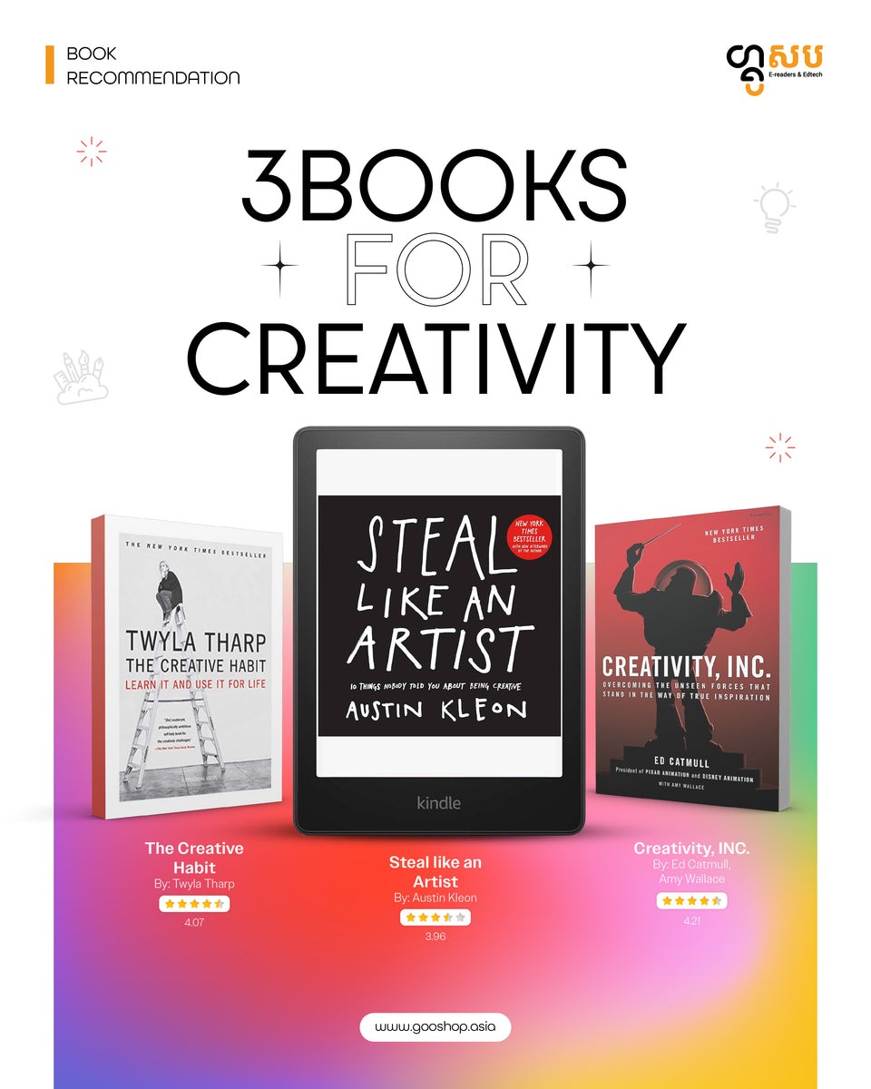 3 Books for Creativity – gooshopkh