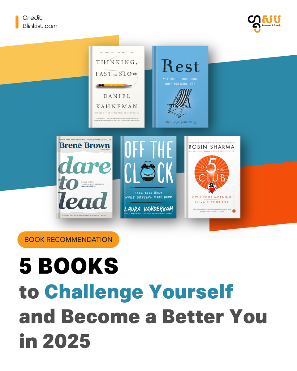 5 Books to Challenge Yourself and Become a Better You in 2025 – gooshopkh